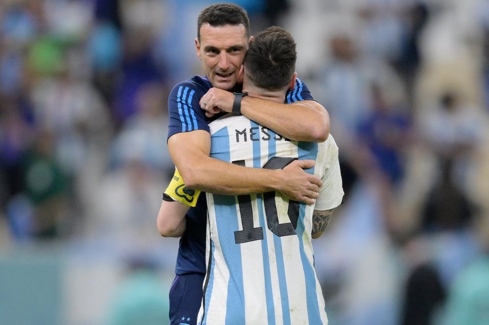 Scaloni: "Messi demostró que es el mejor de todos los tiempos"